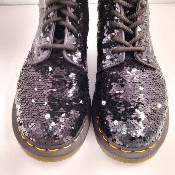 Dr. Martens | Shoes | Dr Martens 46 Pascal Reversible Flip Sequin Boots 6 | Poshmark